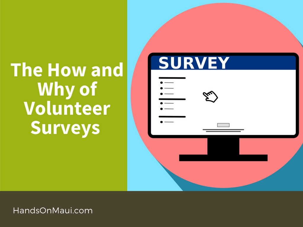 The How and Why of Volunteer Surveys – HandsOn Maui